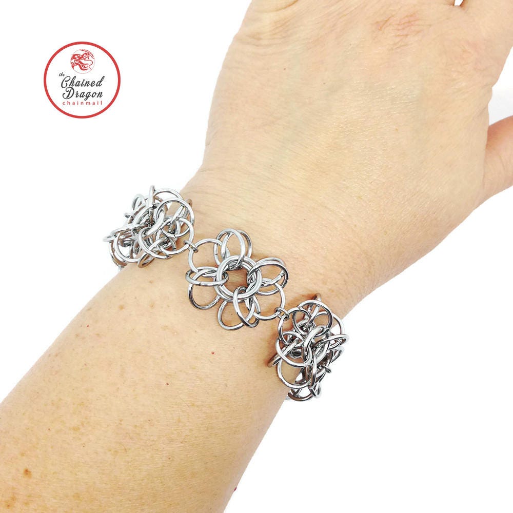 Orbital Poppy Chain Maille Tutorial DIY Chainmail - Etsy