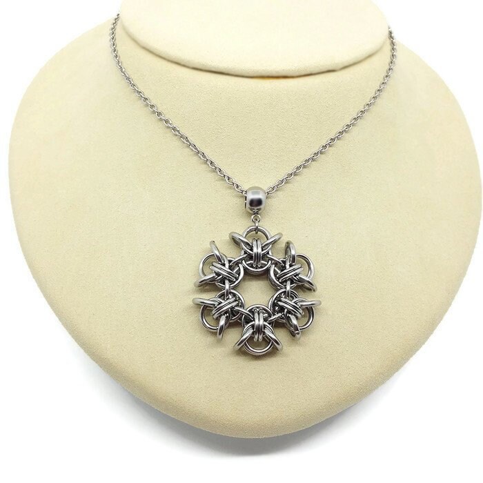 Pixie Link Chain Maille Tutorial - Pendant Tutorial - DIY Chainmail - Etsy Canada