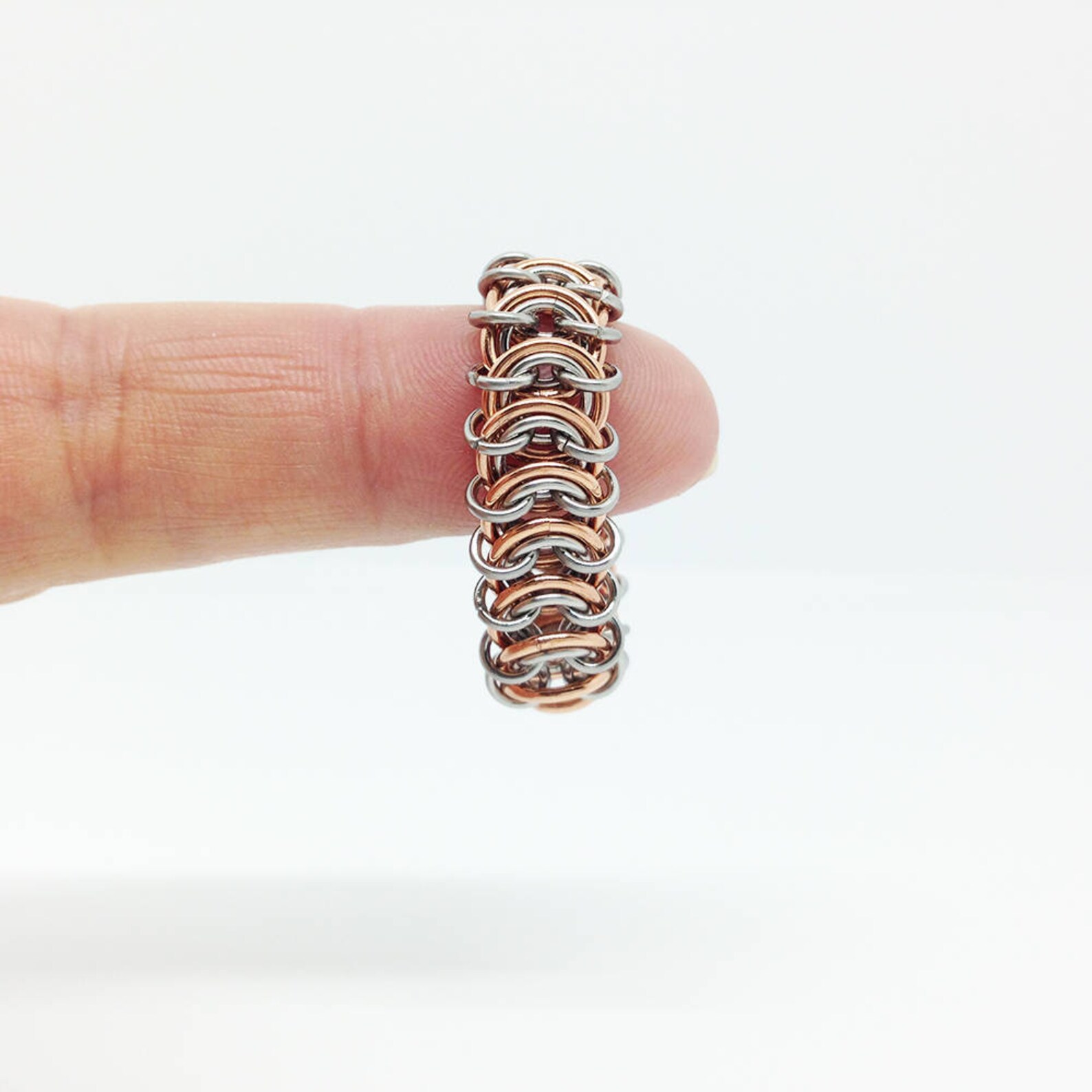 Chain Maille Ring Tutorial DIY Chainmail | Etsy