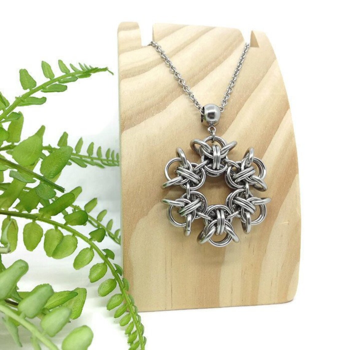 Pixie Link Chain Maille Tutorial - Pendant Tutorial - DIY Chainmail - Etsy Canada