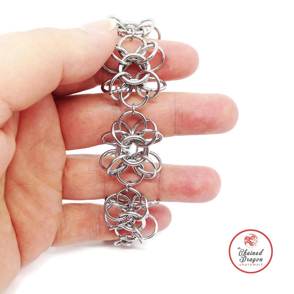 Orbital Poppy Chain Maille Tutorial DIY Chainmail - Etsy