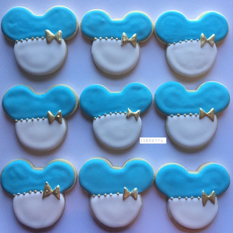 Mickey Mouse Cookies - Etsy