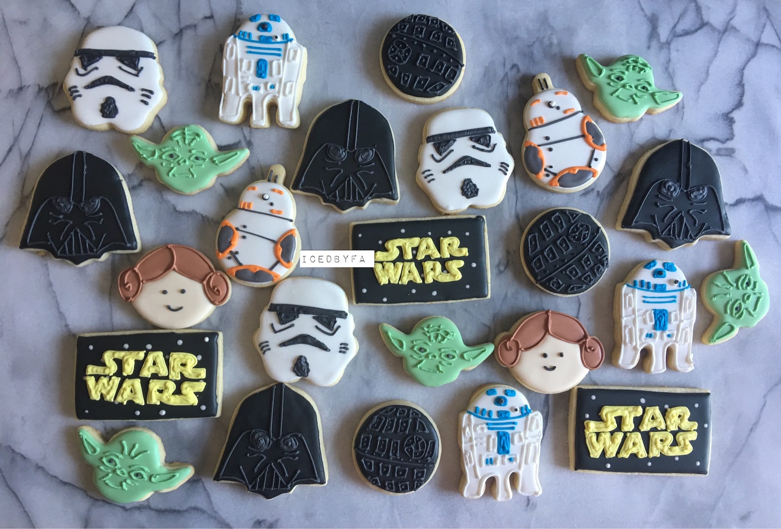 16pc Star Wars Cookies| Sugar Cookies| - Etsy
