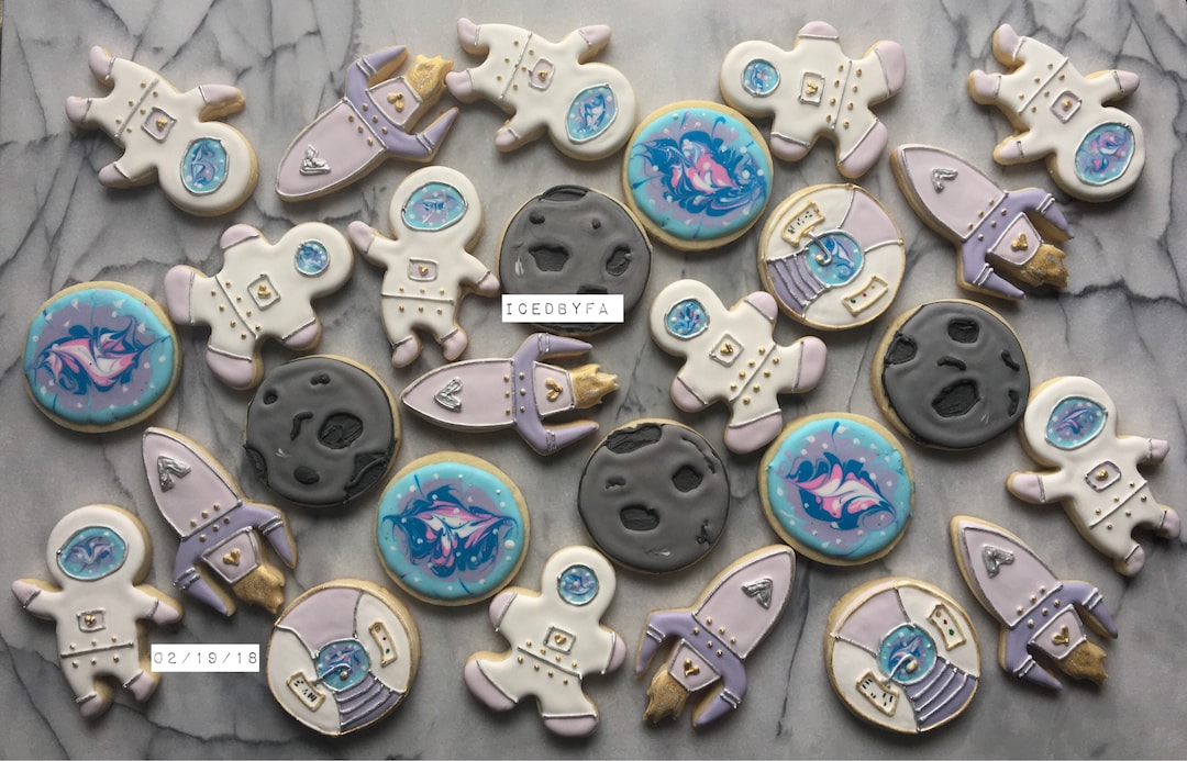 Space Cookies| Astronauts Cookies| Rocketship Cookies| Sugar Cookies ...
