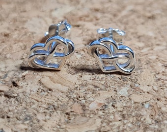 Infinity Heart Earring - Etsy