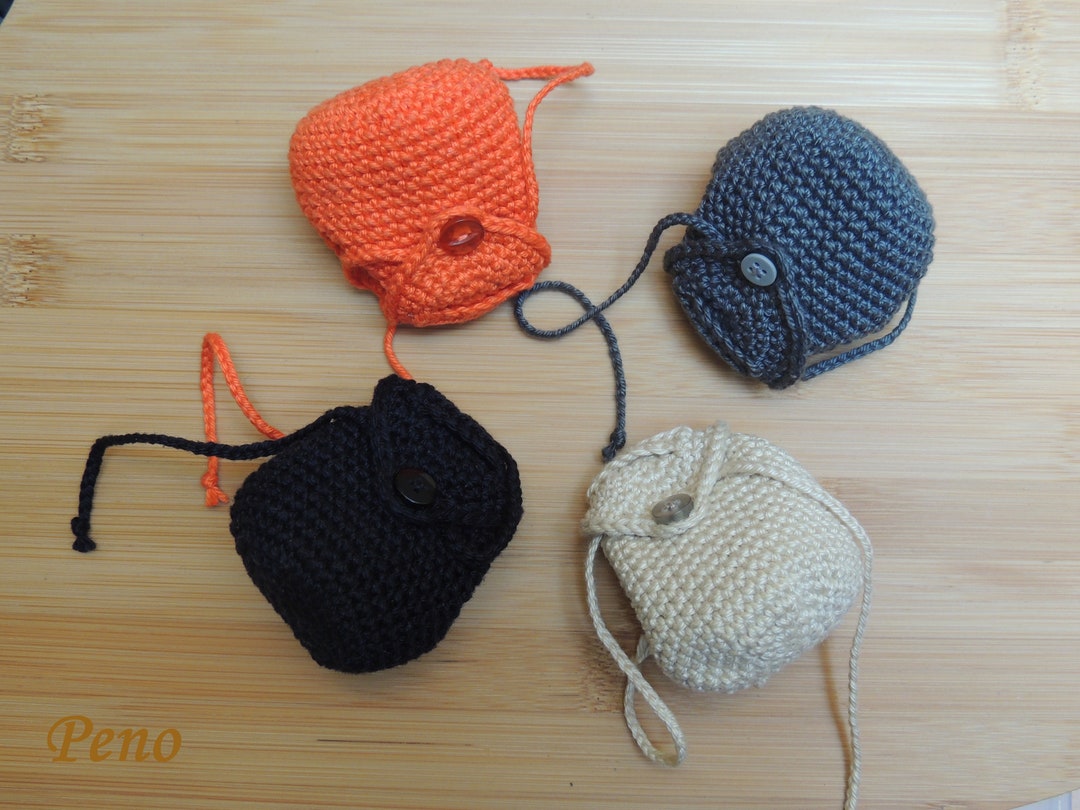 Mini Backpack Keychain, Crochet Mini Backpack Keychain, Crochet ...