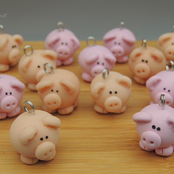 Polymer Clay Pig - Etsy