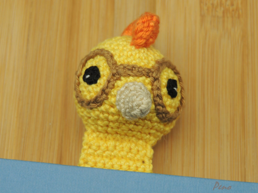 Chicken Bookmark, Page Turners, Crochet Bookmark, Gift for Booklovers ...