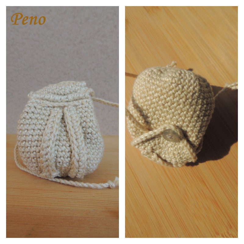 Mini Backpack Keychain, Crochet Mini Backpack Keychain, Crochet ...