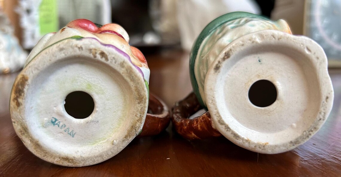 Old Men Salt & Pepper Shaker Set Kitchen Kitsch - Etsy