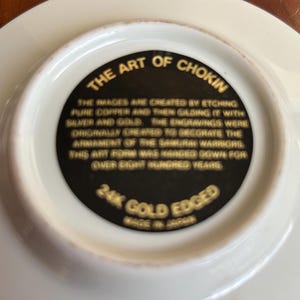 The Art of Chokin Mini Plate - Etsy