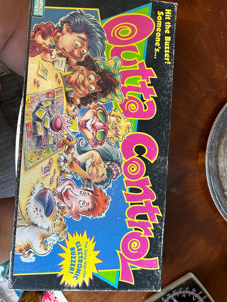 1992 Parker Bros. 'outta Control' Board Game - Etsy