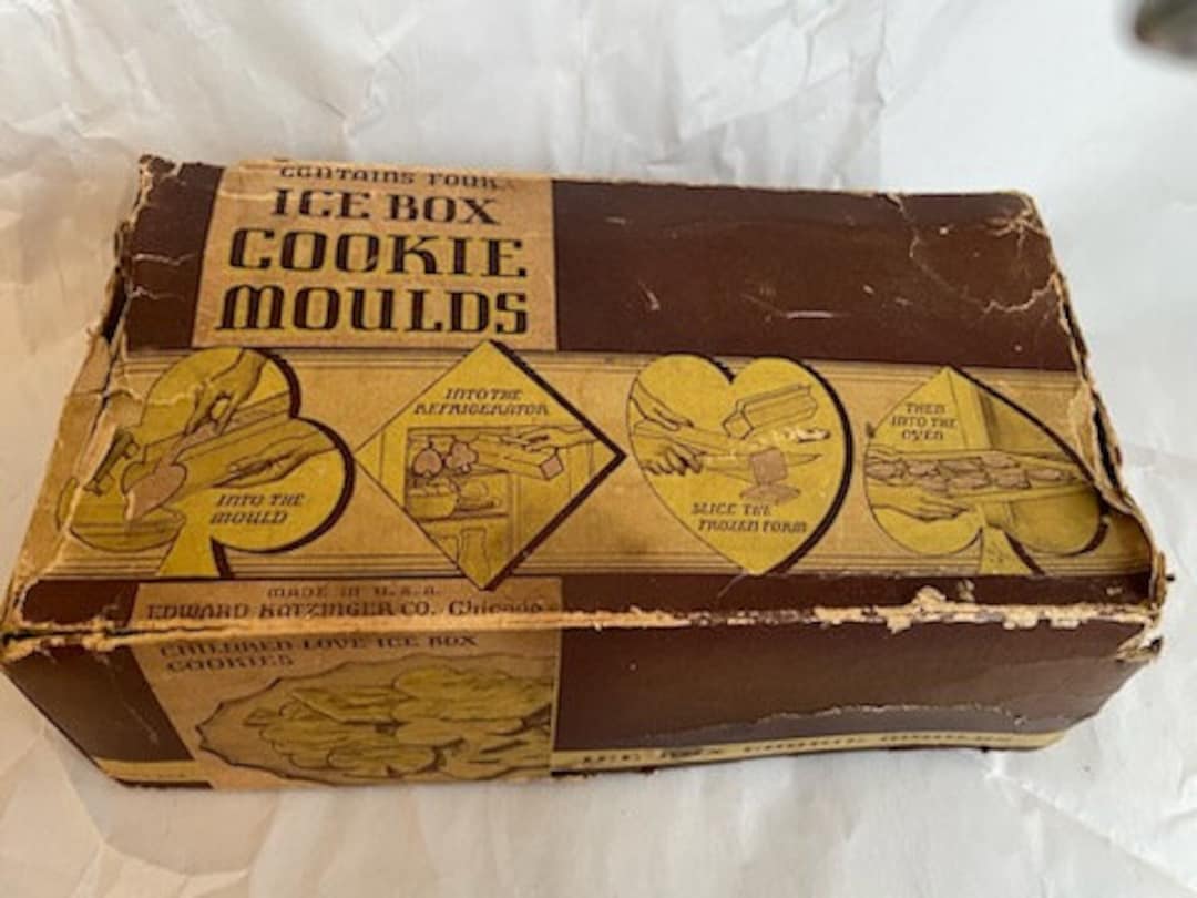 Vintage Ice Box Cookie Mouilds - Etsy