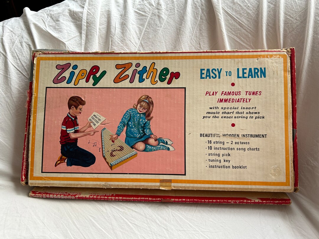 Vintage Zippy Zither - Etsy