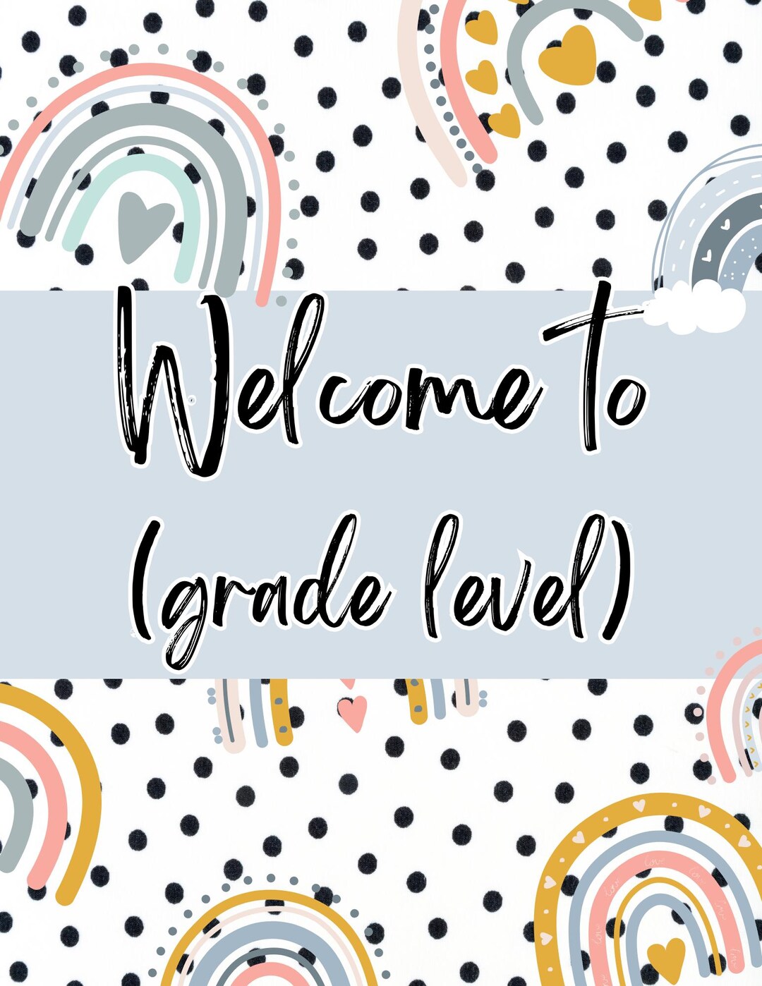 Back-to-school Parent Communication Packet - Boho Rainbow - Etsy