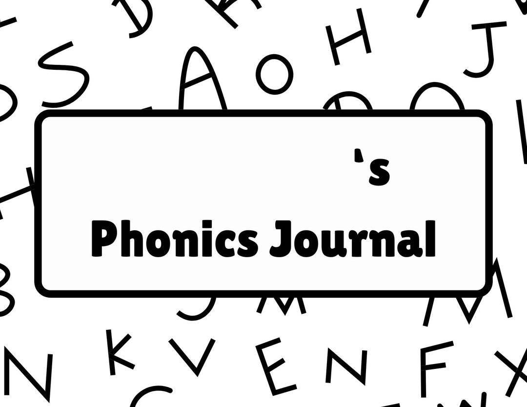 Interactive Phonics Journal for Kinder to 2nd Grade - Etsy