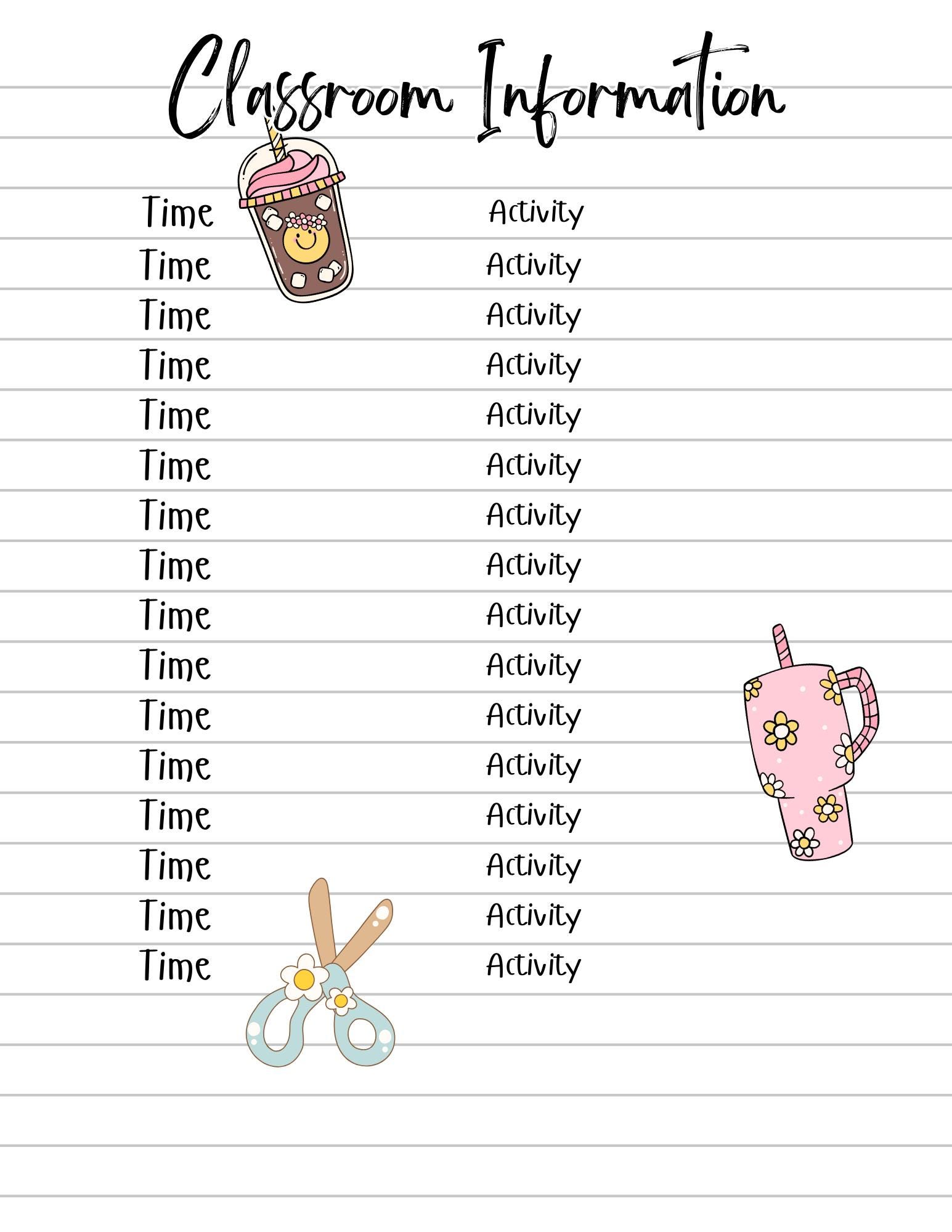 Back-to-school Parent Communication Packet Comp Book - Etsy