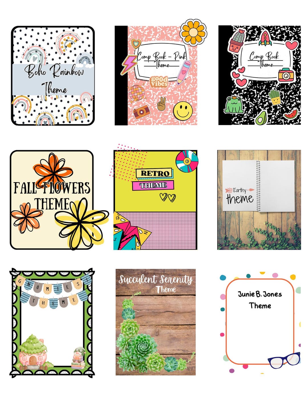 Build Your Own - Teacher Planner - Etsy