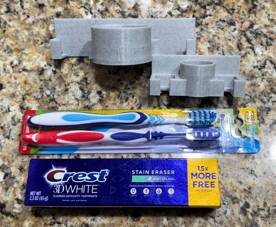 Toothbrush and Razor Wall Mount - Etsy