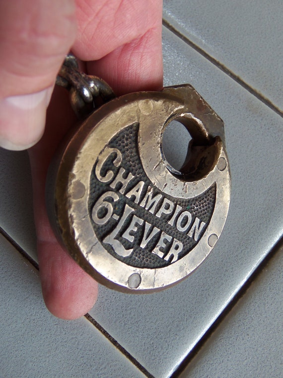 Champion 6 Lever Padlock No Pin - Etsy