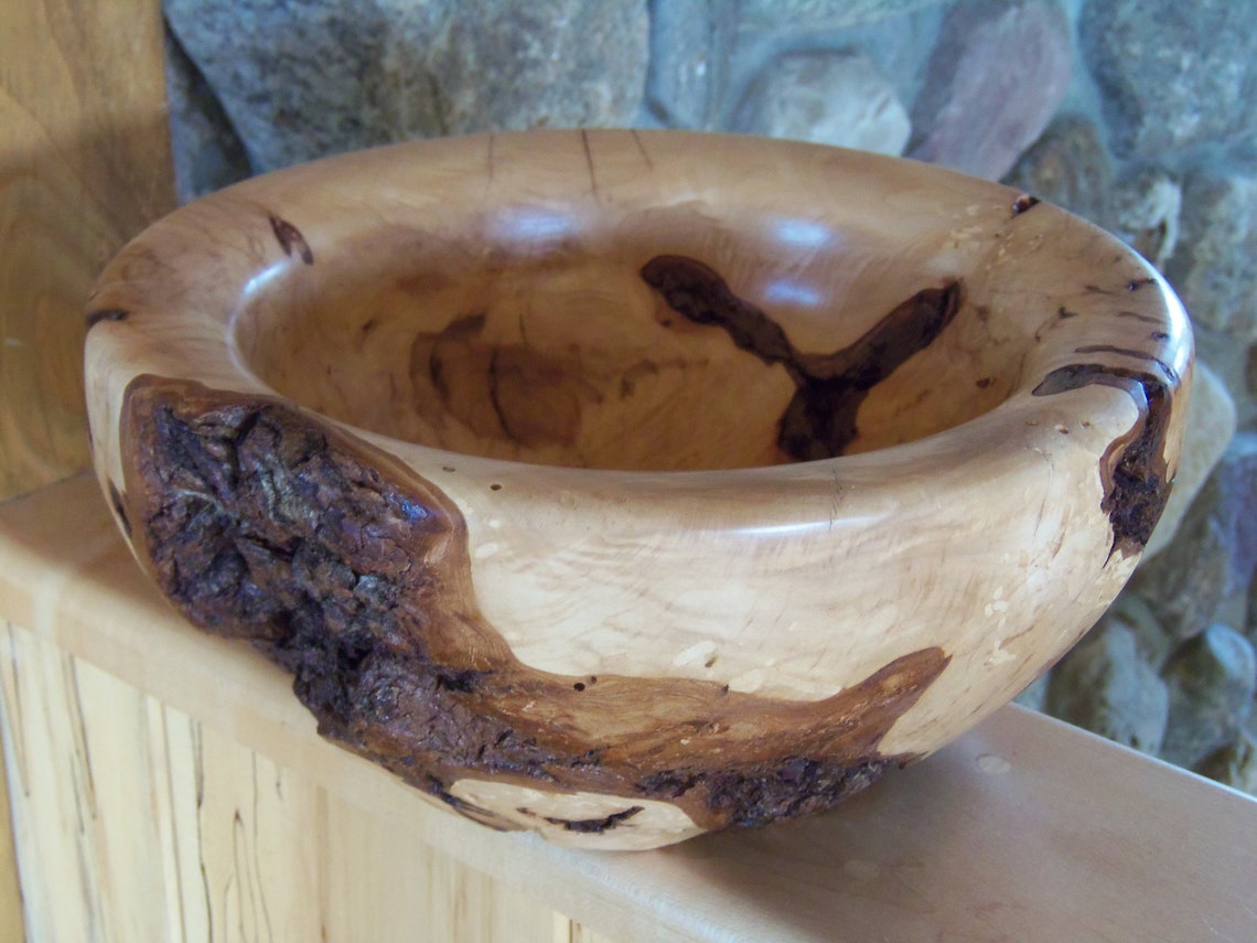 Adirondack Large Burl Bowl - Etsy