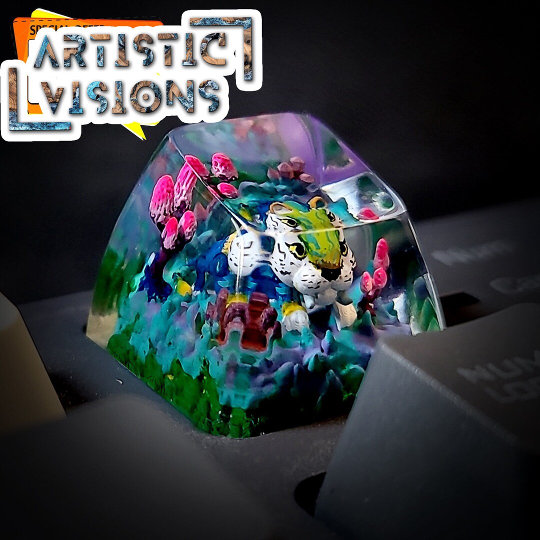 Chunky Artisan Keycap , the Croods Keycap , Artisan Keycap , Custom ...