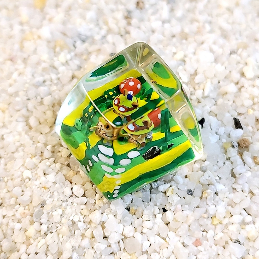 LOL Teemo Keycaps, Artisan Keycap, Custom Keycaps, Esc Keycap, Resin ...
