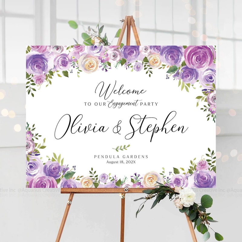 Purple Party Decor - Etsy