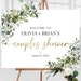 Couples Shower Sign, Bridal Shower Decorations, Bridal Shower Welcome ...