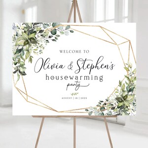 Housewarming Welcome Sign, Housewarming Party Sign, Housewarming Party ...