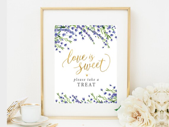 Love is Sweet Sign Dessert Table Sign Love is Sweet Take a | Etsy