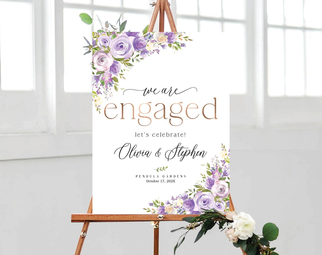 Signo de bienvenida de compromiso, signo de fiesta de compromiso ...