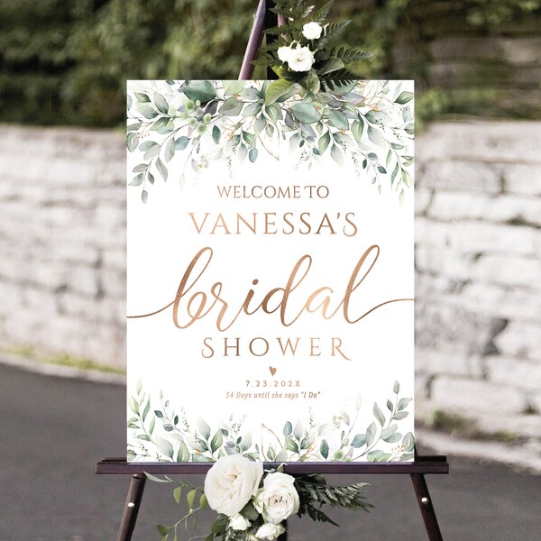 Bridal Shower Welcome Sign on Board - Etsy