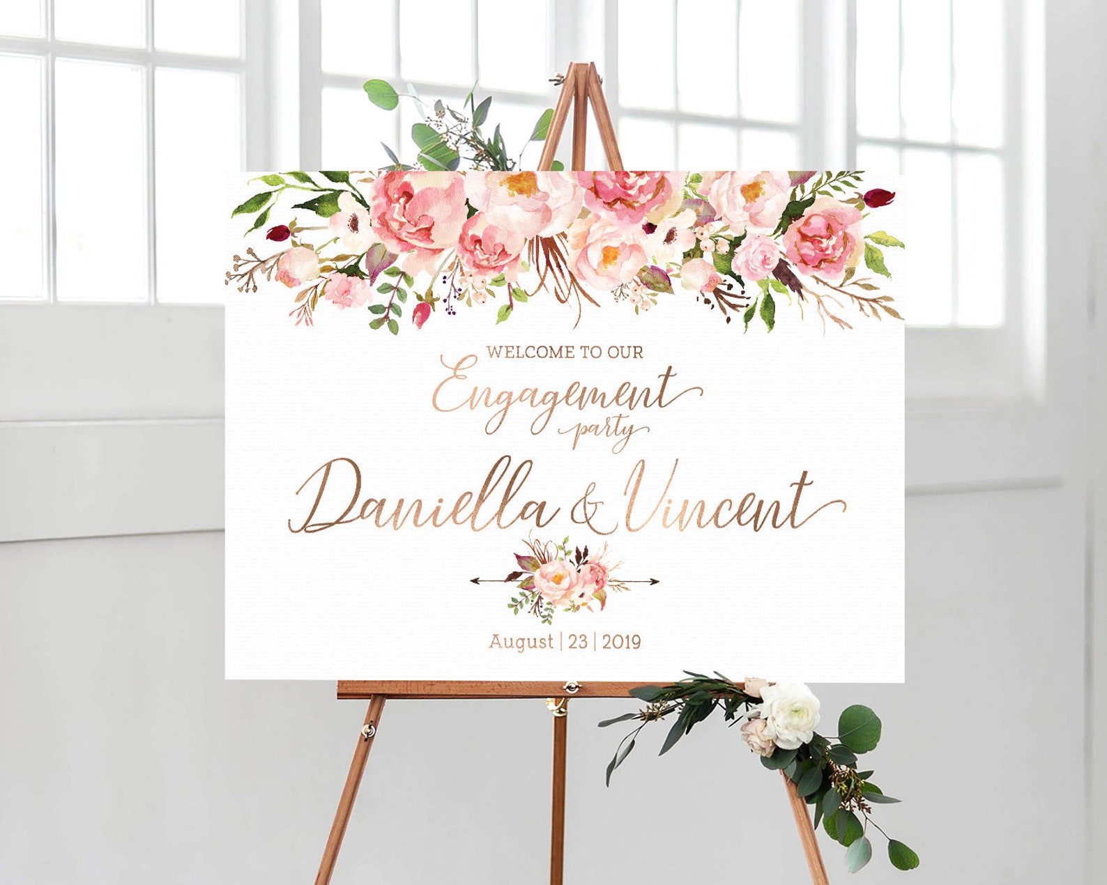 Engagement Decorations Engagement Welcome Sign Engagement | Etsy