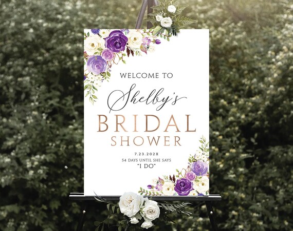 Bridal Shower Sign Bridal Shower Decorations Bridal Shower - Etsy