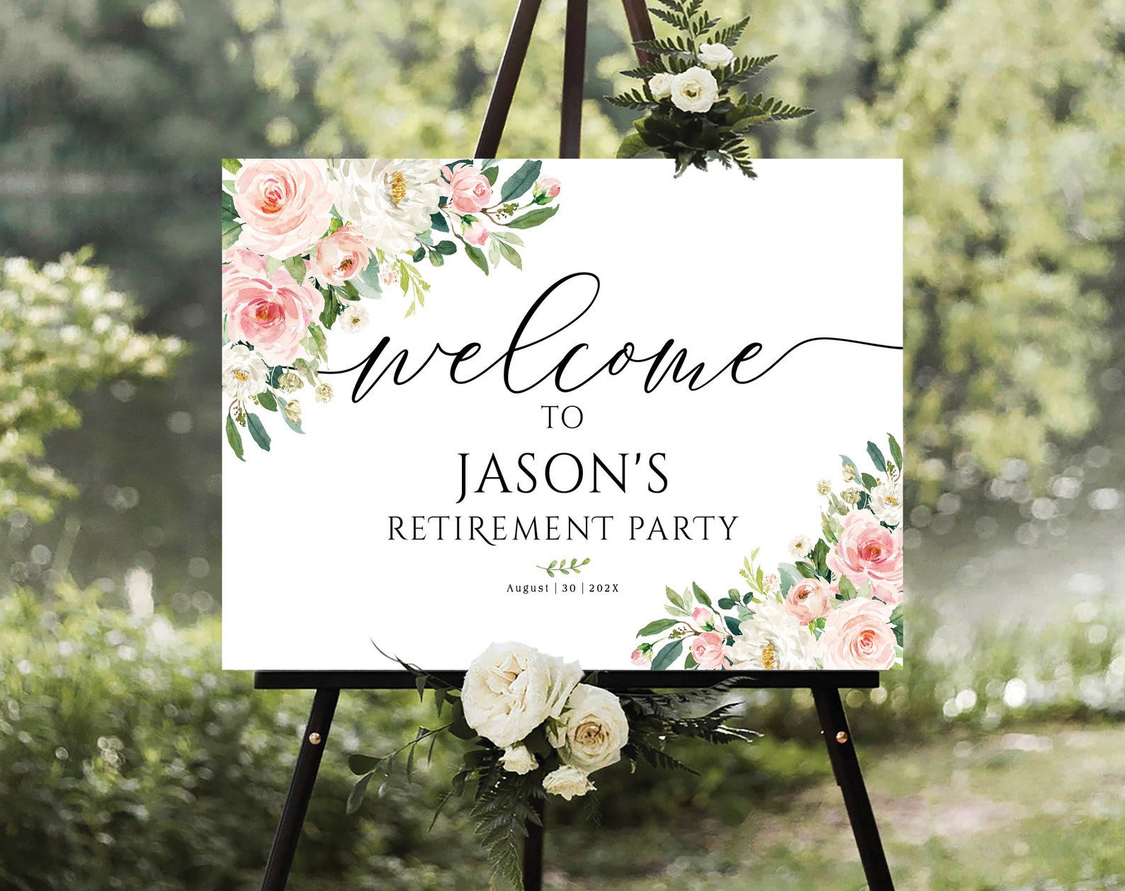 Retirement Party Sign, Retirement Welcome Sign, Retirement Celebration ...
