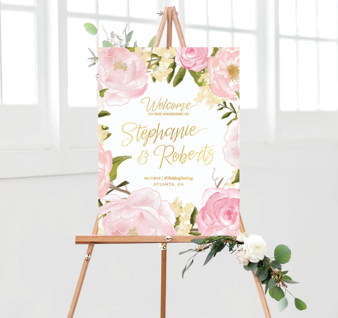 Wedding Welcome Sign Reception Sign Wedding Sign Wedding - Etsy