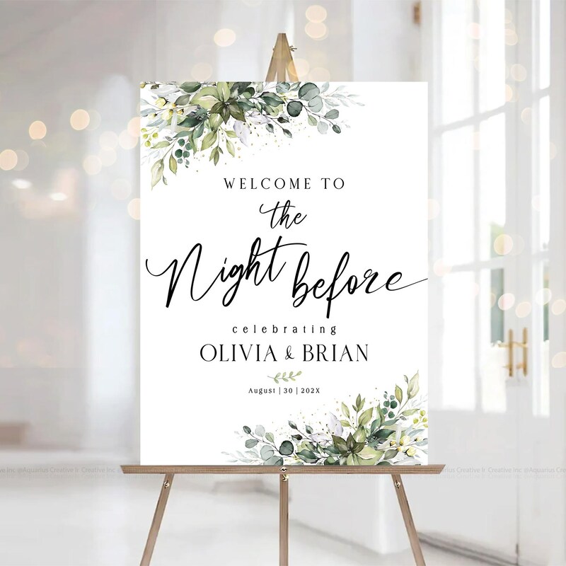 Rehearsal Dinner Sign - Etsy