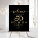 Reunion Welcome Sign, Class Reunion Welcome Sign, 50th Class Reunion ...