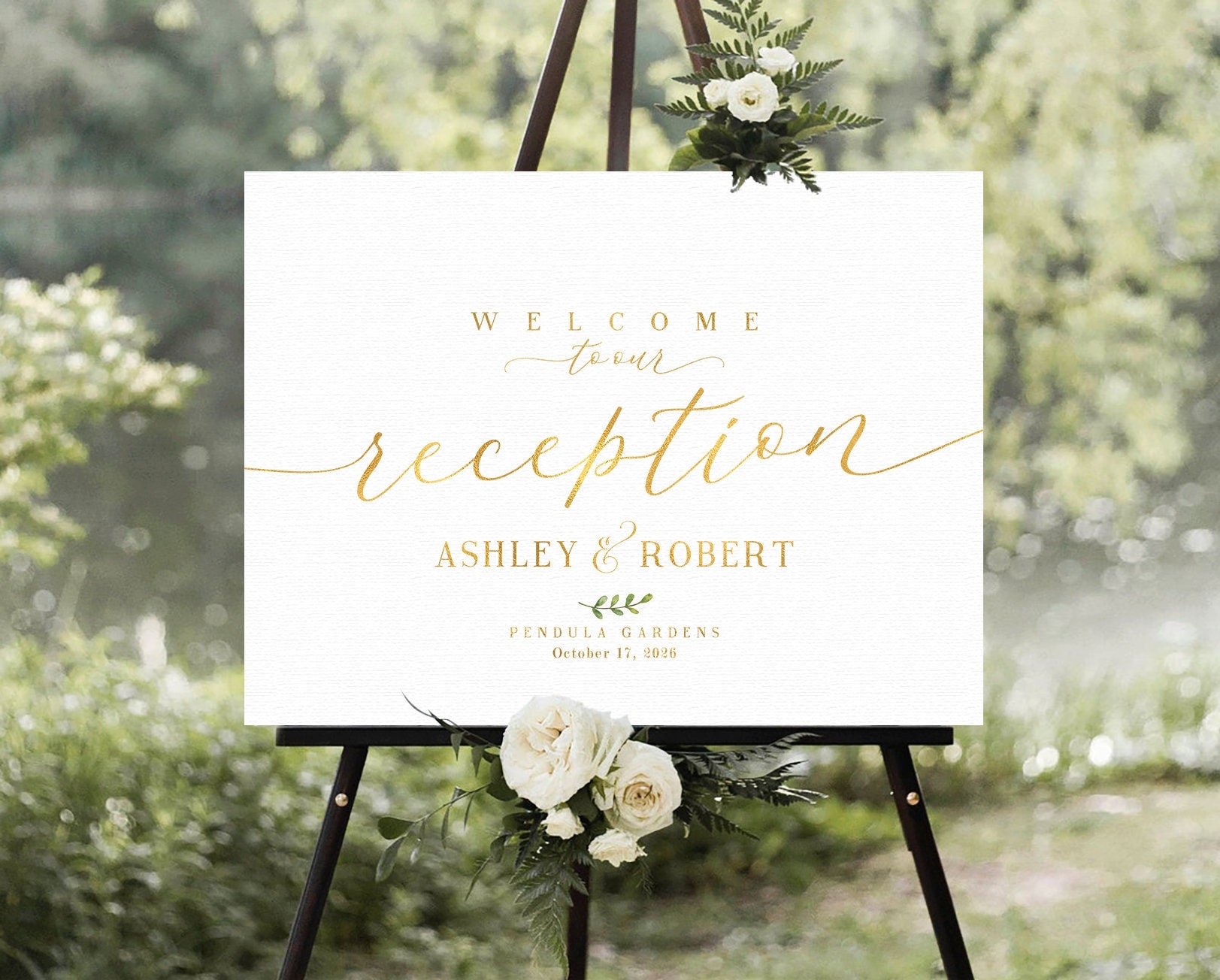 Reception Welcome Sign Wedding Reception Sign Wedding - Etsy