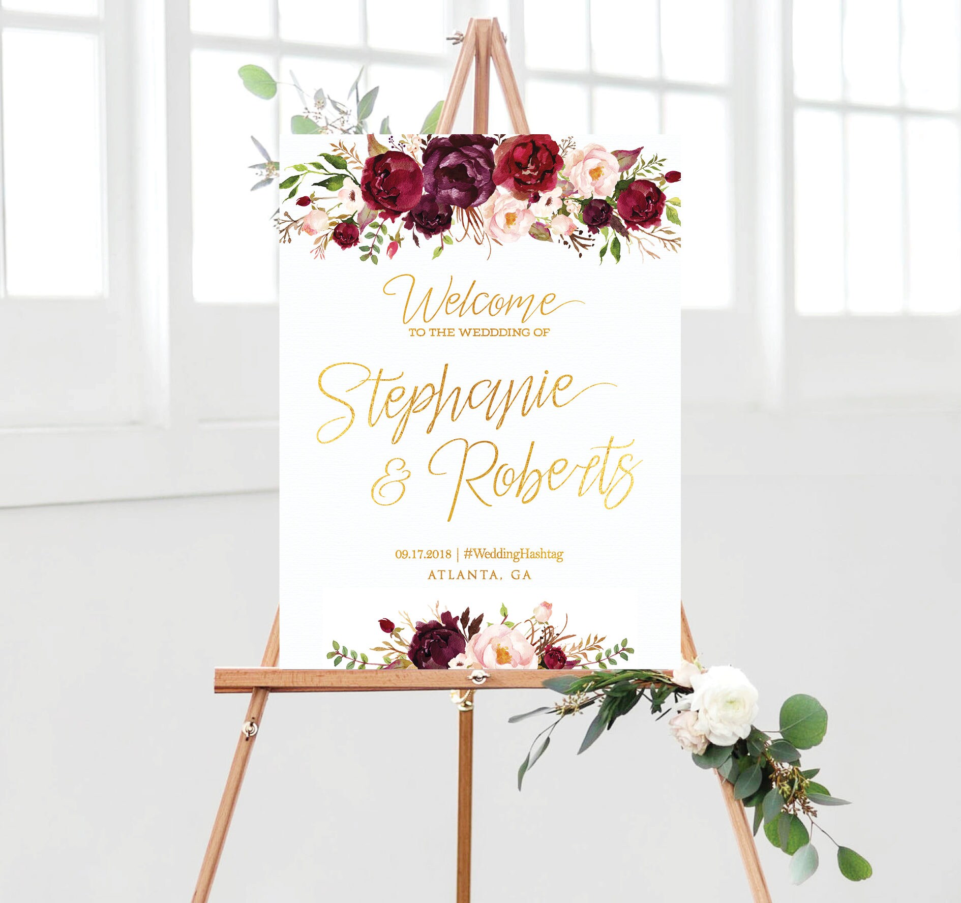 Wedding Welcome Sign Reception Sign Wedding Sign Wedding | Etsy