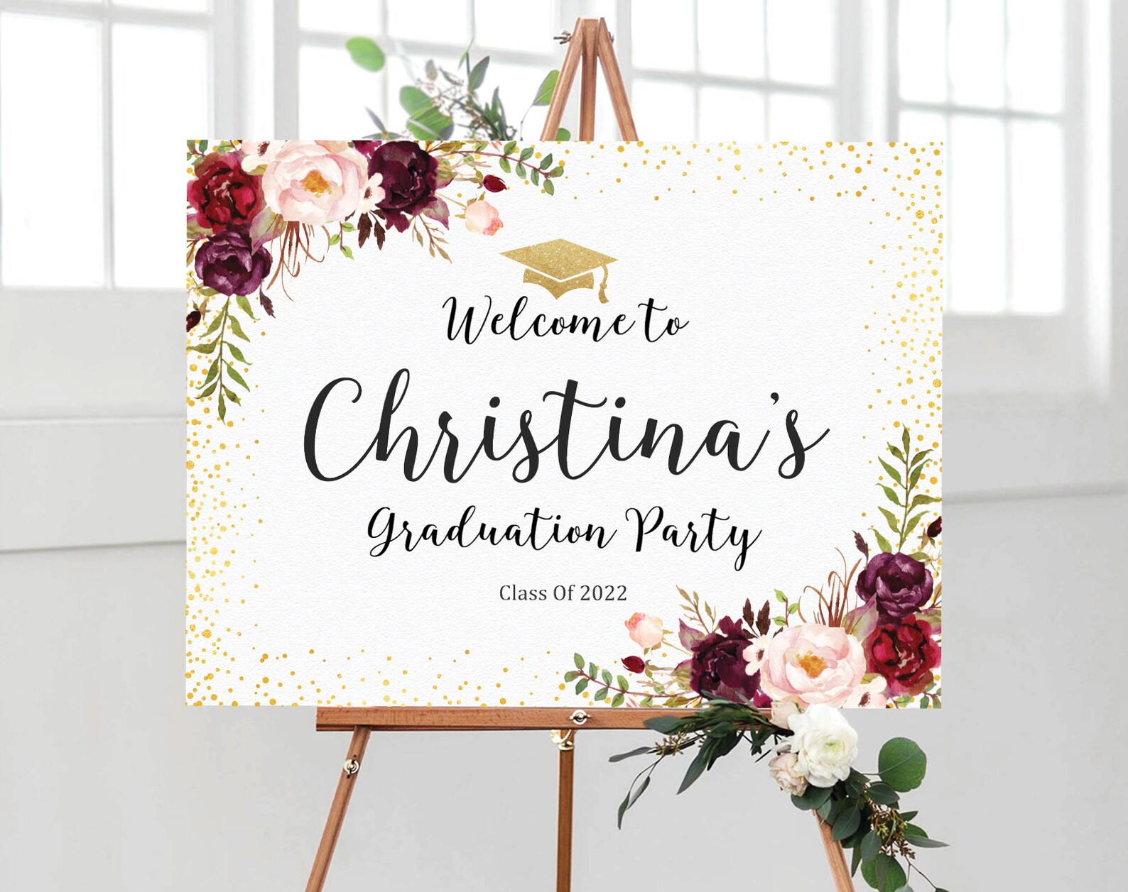 Graduation Welcome Sign Graduation Sign Party Graduation - Etsy UK