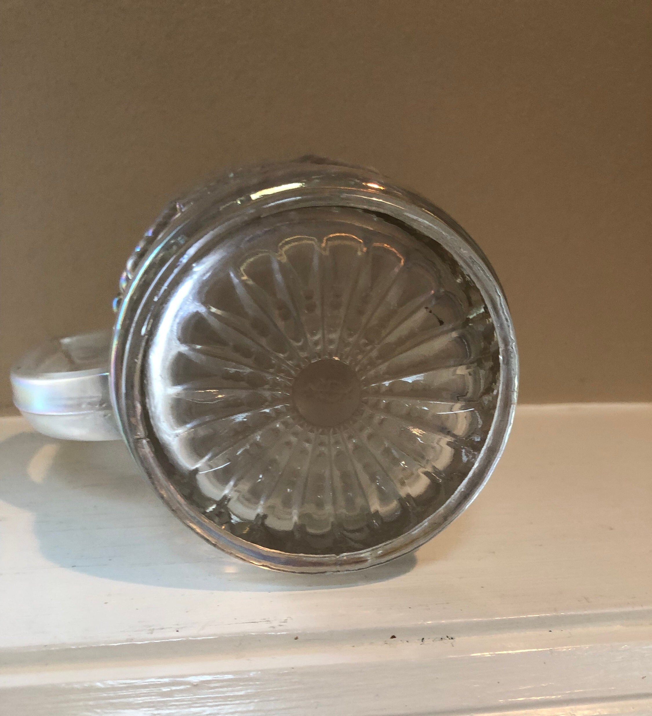 Imperial Glass Vintage Grapes Carnival Opalescence White Depression ...