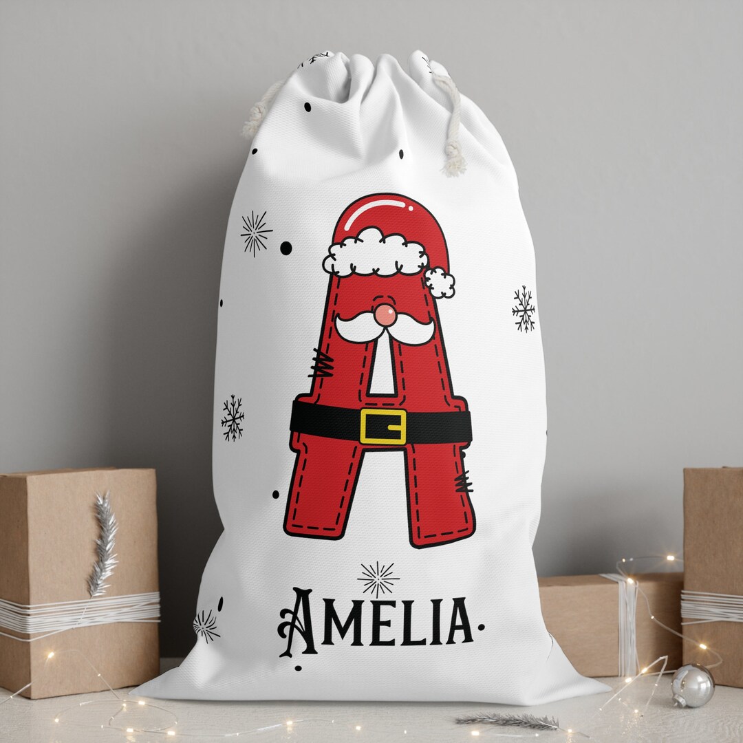 Extra Large Santa Sack, Christmas Eve Bag, Custom Santa Bag,christmas ...