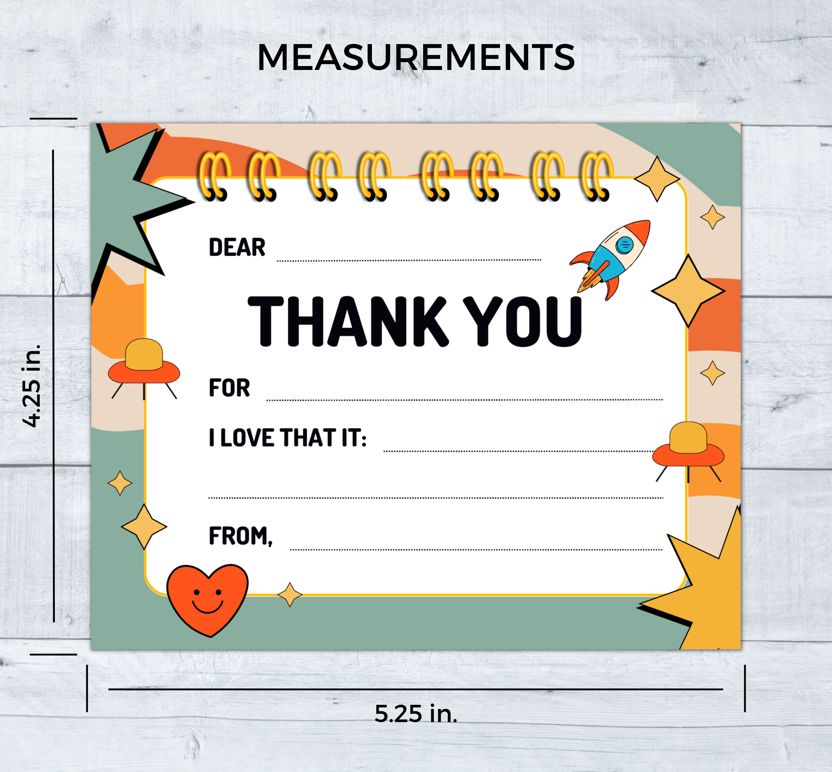 Thank You Note Blank Template Thank You Note Template Free Printable ...