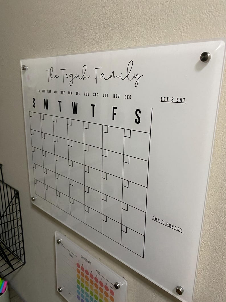 2025 Wall Calendar, Perpetual Calendar, Academic Planner, Large Wall ...