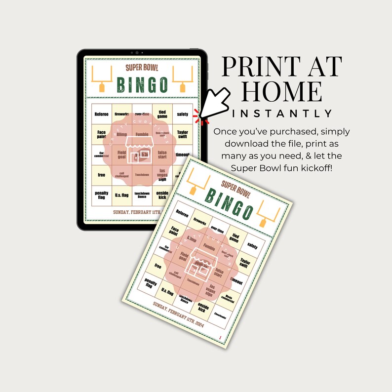 Superbowl Bingo 2024, Football Bingo, Superbowl Bingo, 49ers, Superbowl ...