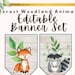 Forest Woodland Editable Banner Set Classroom Decoration - Etsy