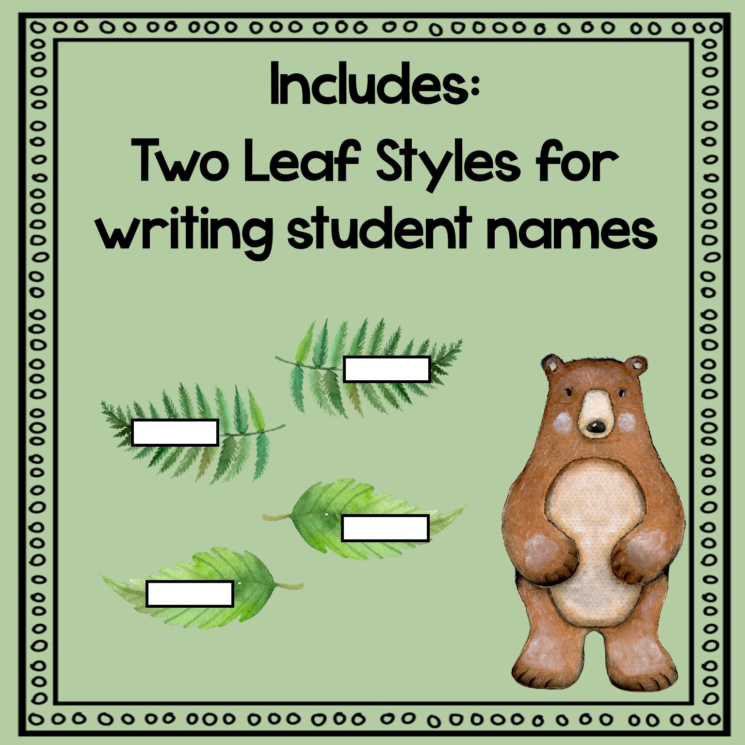 Forest Woodland Classroom Birthday Display - Etsy