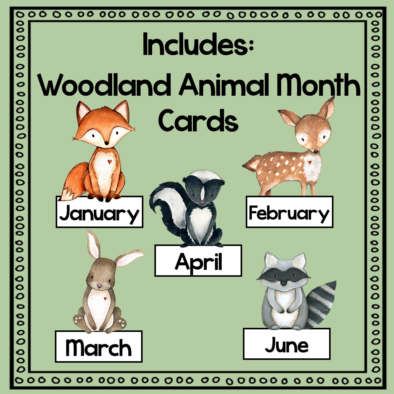 Forest Woodland Classroom Birthday Display - Etsy